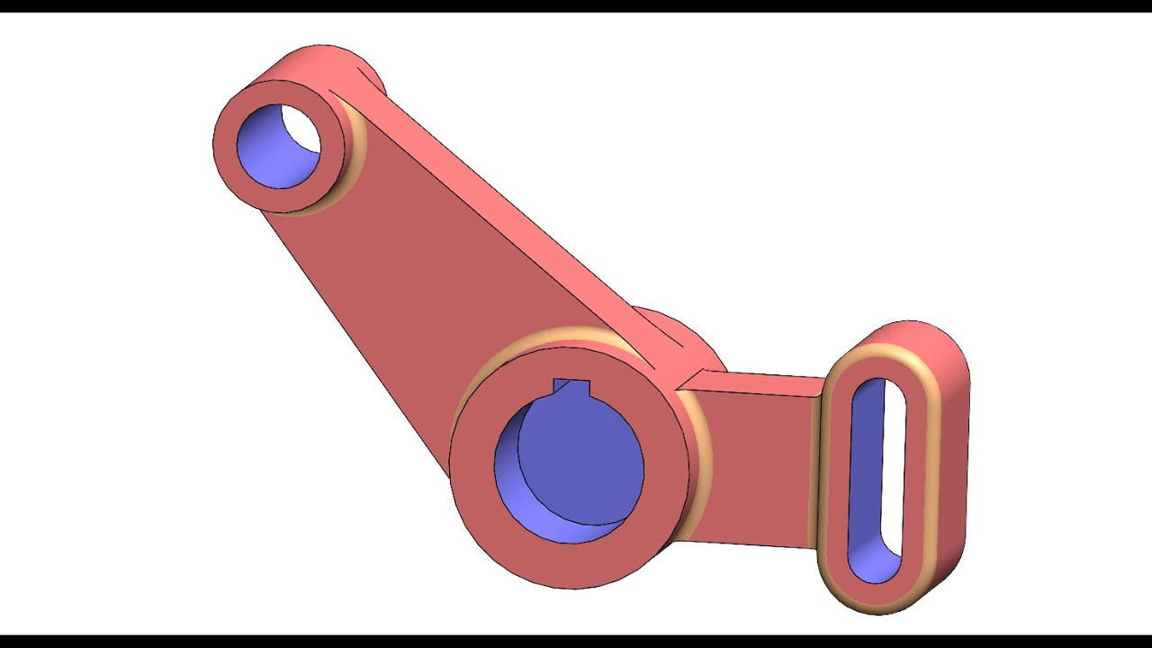 Mechanical part | Elbow connector | SolidWorks 3D Modeling Episode 136 ...