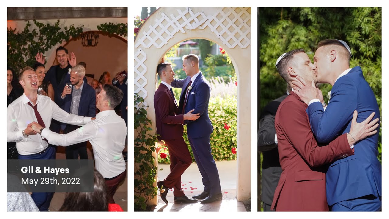 THE MOST BEAUTIFUL GAY WEDDING - Gil and Hayes - YouTube