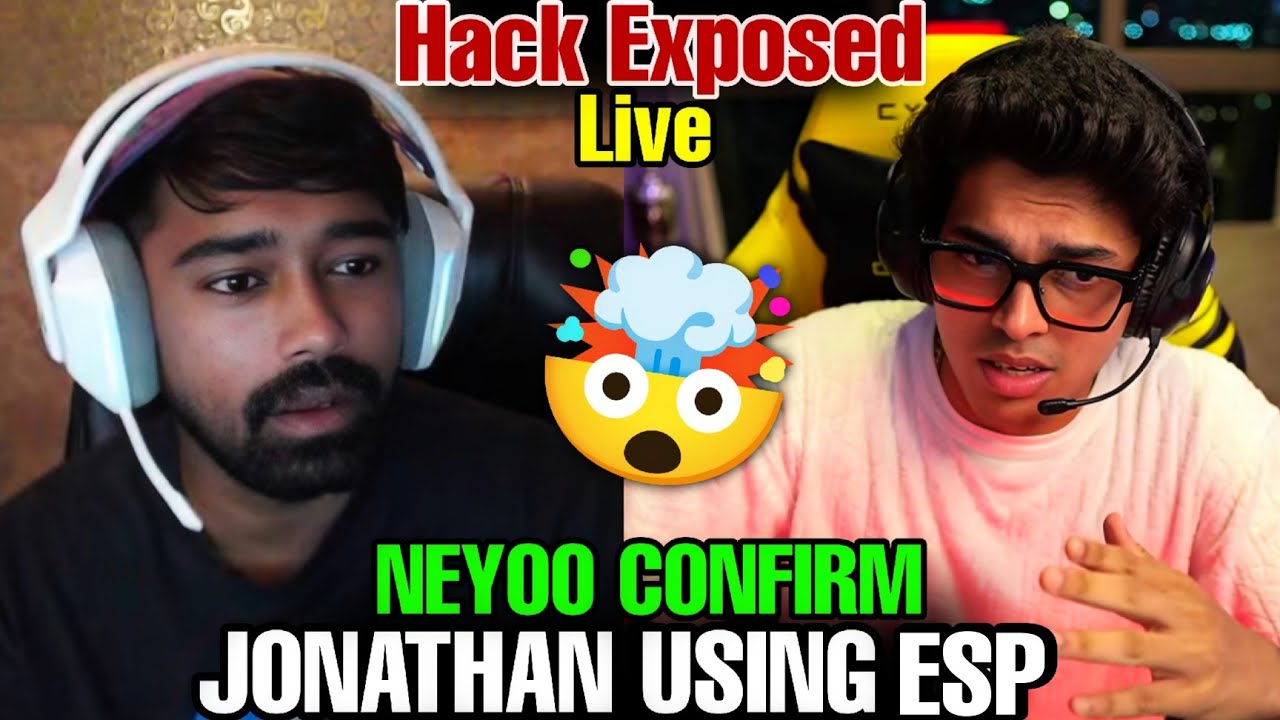 NEYOO CONFIRM JONATHAN USING ESP 🤯 || HACK EXPOSED LIVE 😱 || #godlike #jonathangaming - YouTube