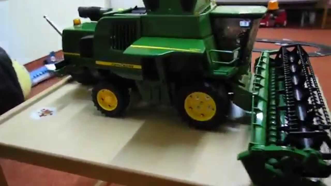 Bruder Mähdrescher/Combine Harvester John Deere T670i Umbau auf RC Teil ...