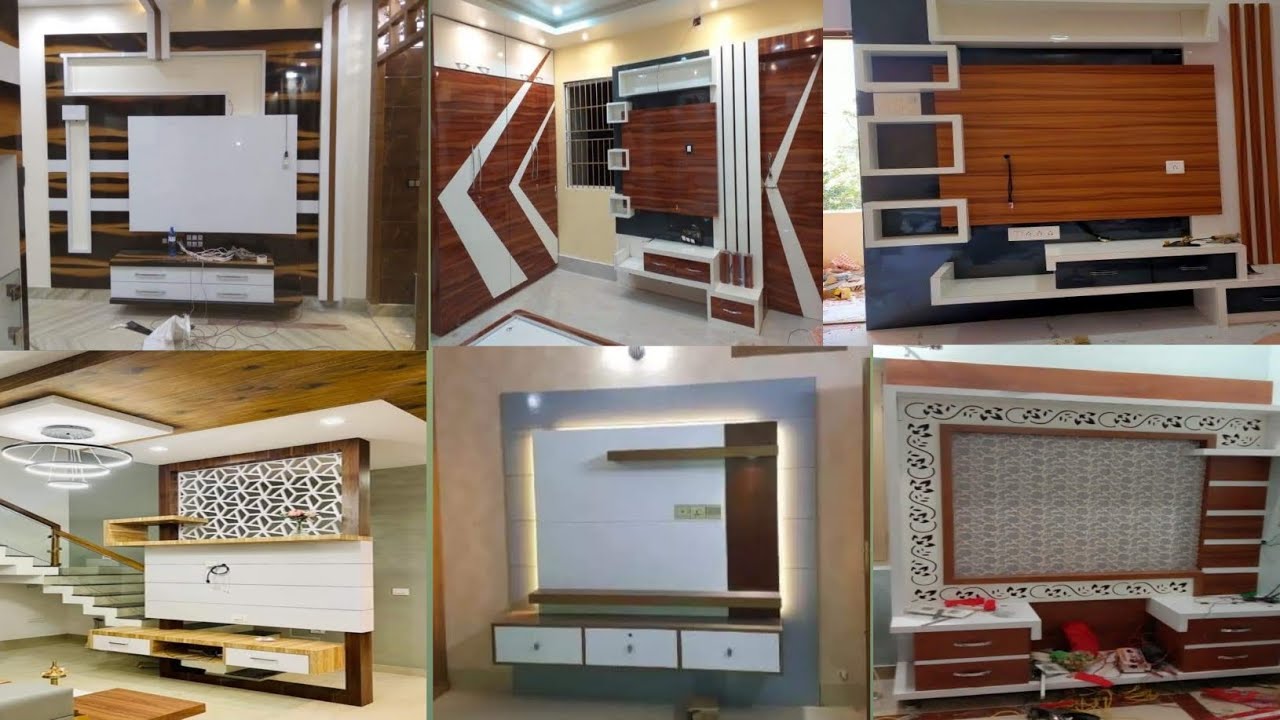 120 + Modern TV Unit Design ldeas 2023 // LED Cabinet Design // TV Unit ...