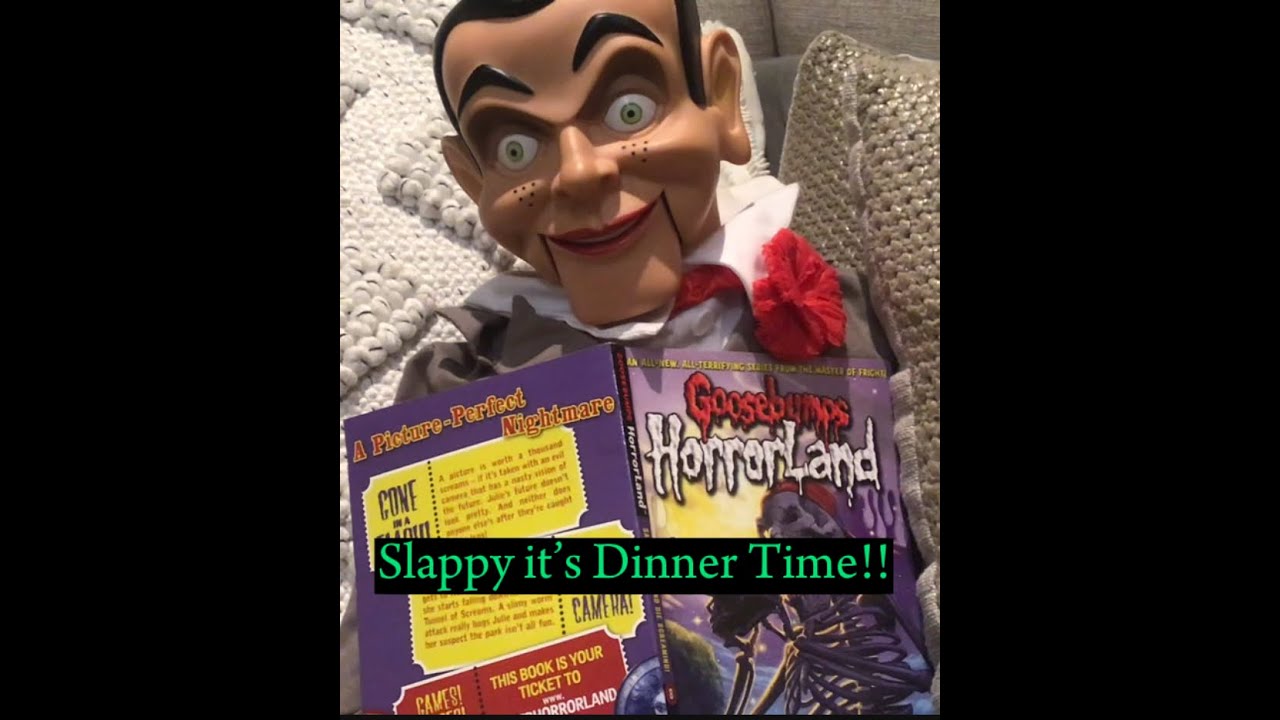 ASMR - Danny cooks Slappy Dinner and Dessert! Slappy and Danny living ...