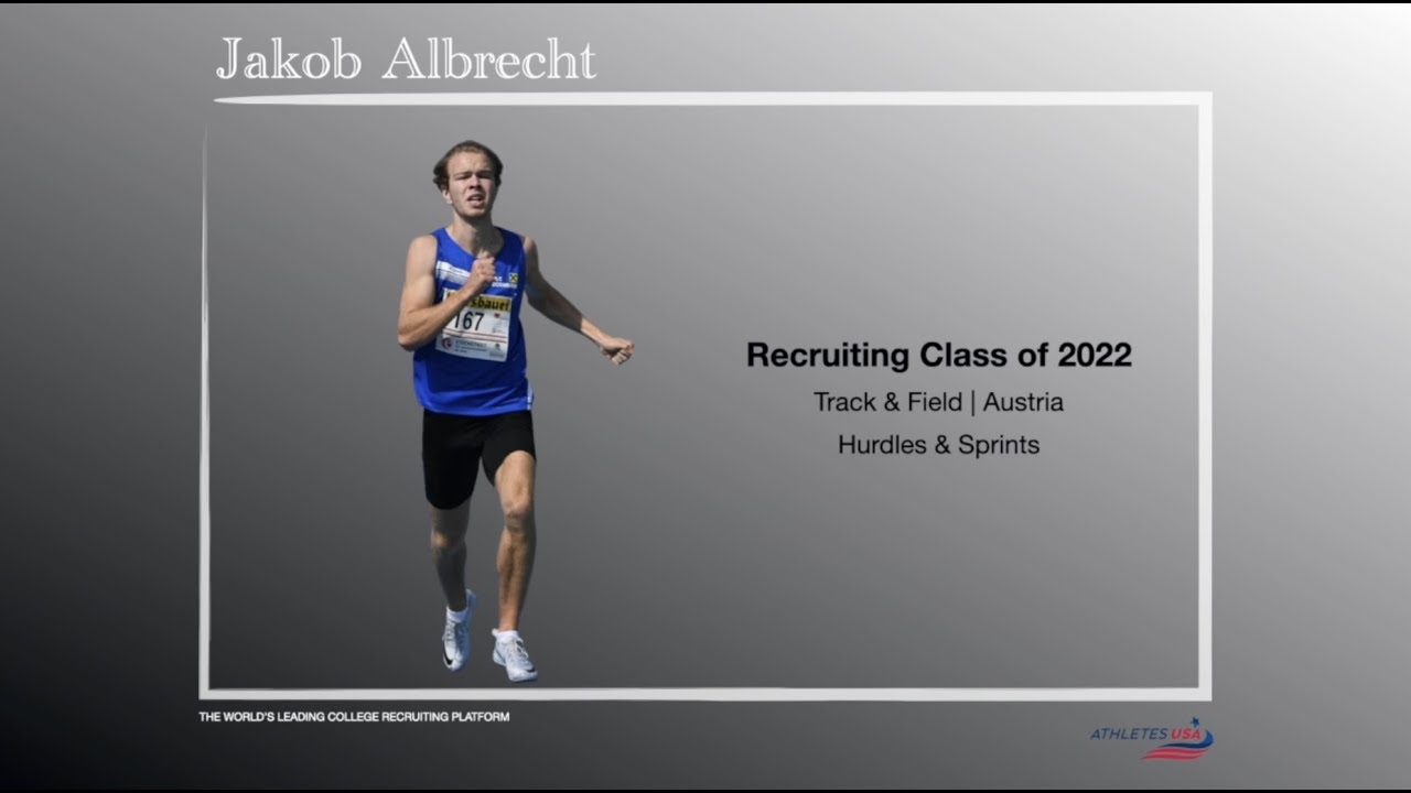 Men's Track & Field | Jakob Albrecht, Austria | Highlight Video ...