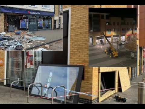 Telehandler ATM robberys from across the uk - YouTube