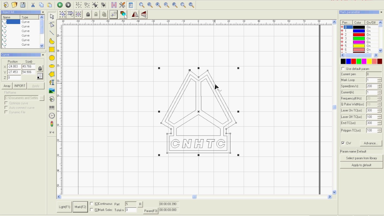 how to use EZCAD 2 .1 .1 - YouTube