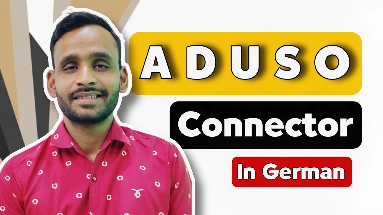ADUSO Konnektoren || ConnectorsIn German || German Grammar || German ...