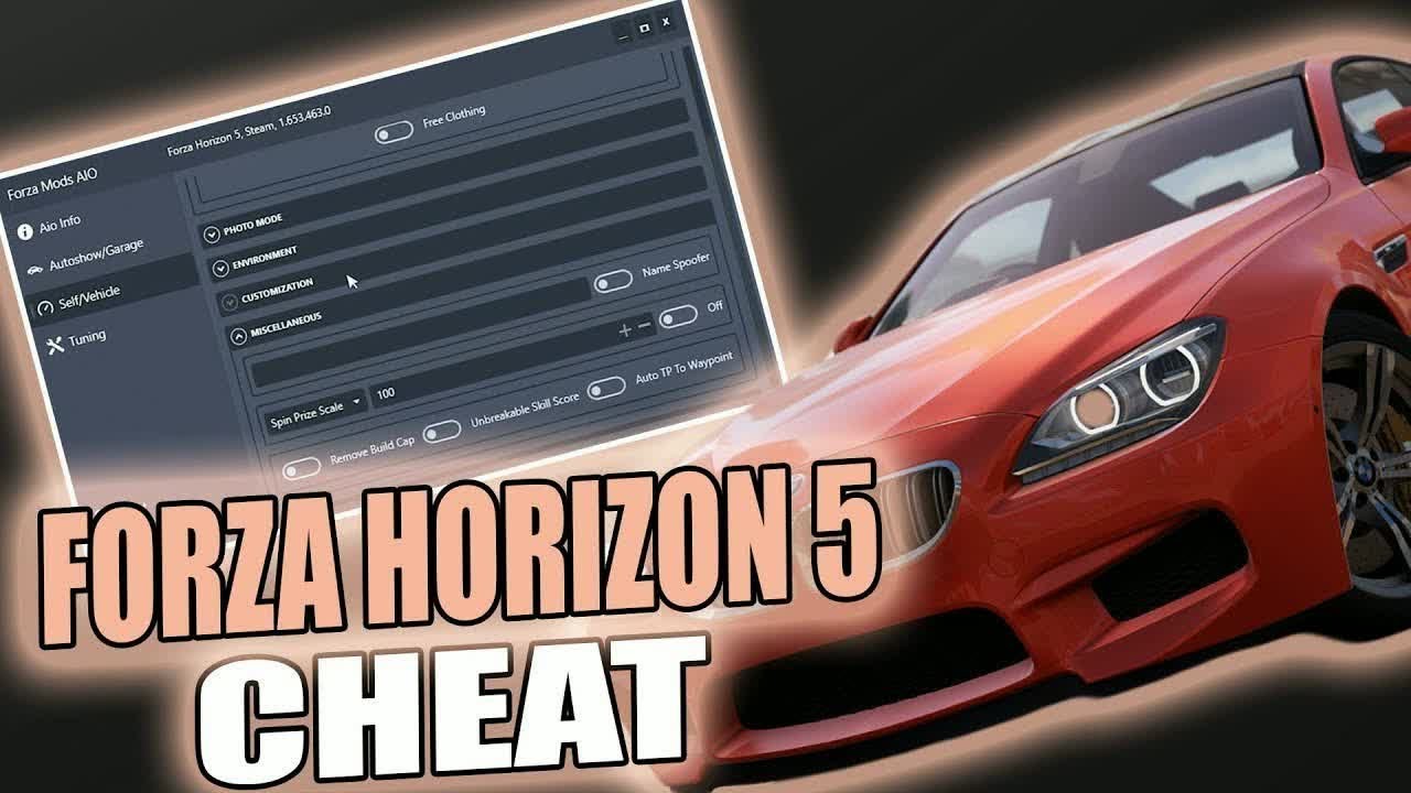 FORZA HORIZON 5 CHEAT/MOD MENU! FREE CARS/XP/MONEY UPDATED AFTER THE ...