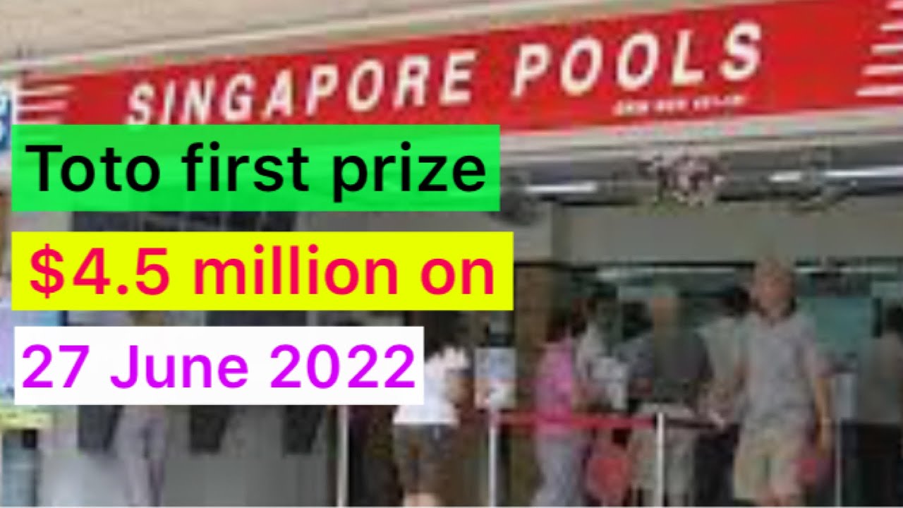 Singapore Toto prize money $4.5 million on 27 June 2022. Who will win ...