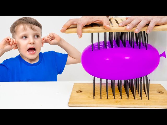 Balloon pop science experiments for kids - Videos For Kids