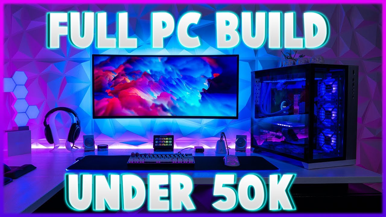 Full PC Build Under 50K With Monitor + Keyboard Mouse - YouTube