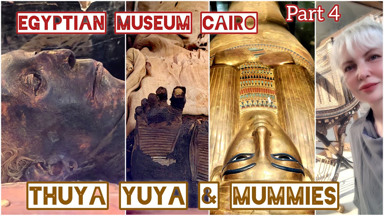 The MUMMIFIED 👩‍ ️‍👨 THUYA & YUYA ANCIENT PAPYRUS SARCOPHAGUS at the ...