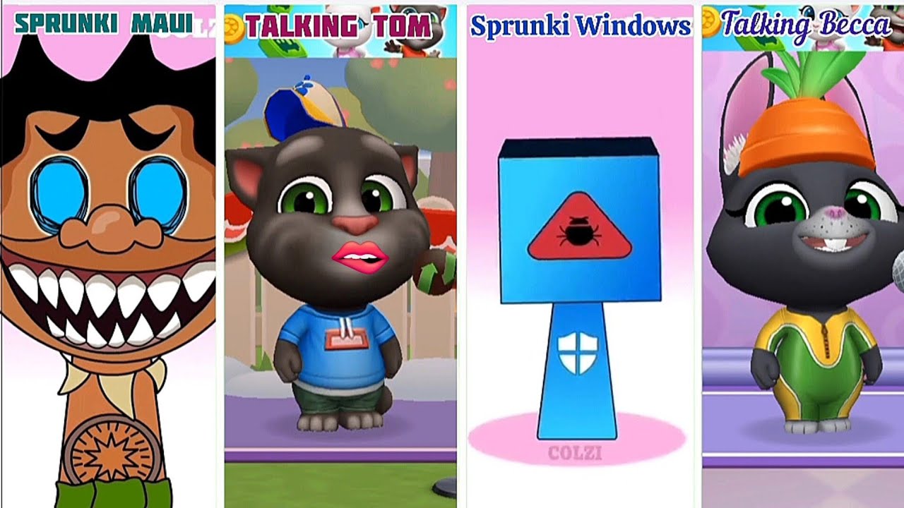 Who Will Prevail: Sprunki Maui vs Tom vs Sprunki Windows vs Becca ? 🤜💥🤛 ...