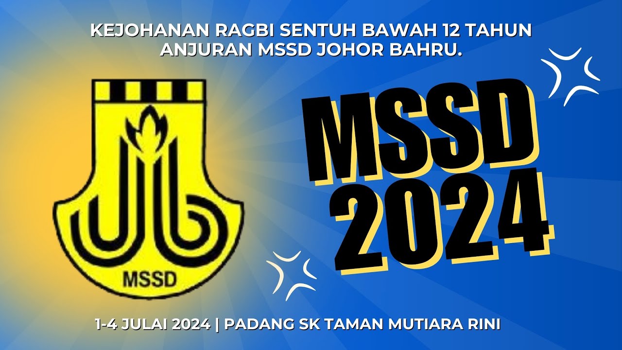 Kejohanan Ragbi Sentuh Bawah 12 Tahun. Anjuran MSSD JOHOR BAHRU. - YouTube