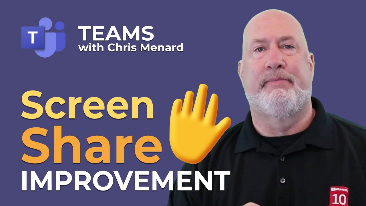 Teams improvement to screen sharing - YouTube