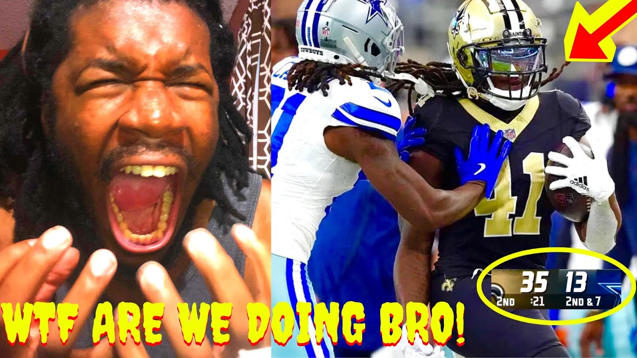 WTF IS GOING ON WITH THE COWBOYS BRO!? COWBOYS VS SAINTS HIGHLIGHTS ...