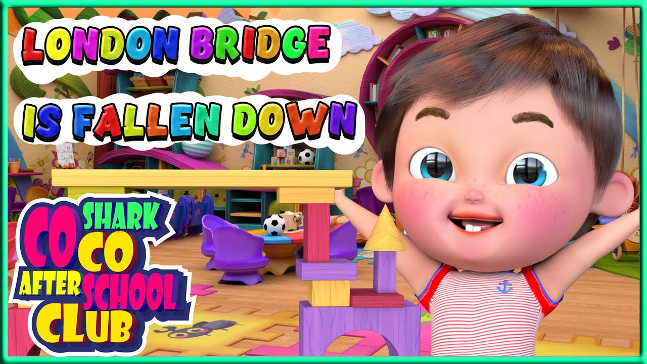 London Bridge Is Falling Down - Cartoons & Kids Songs - Coco Shark ...