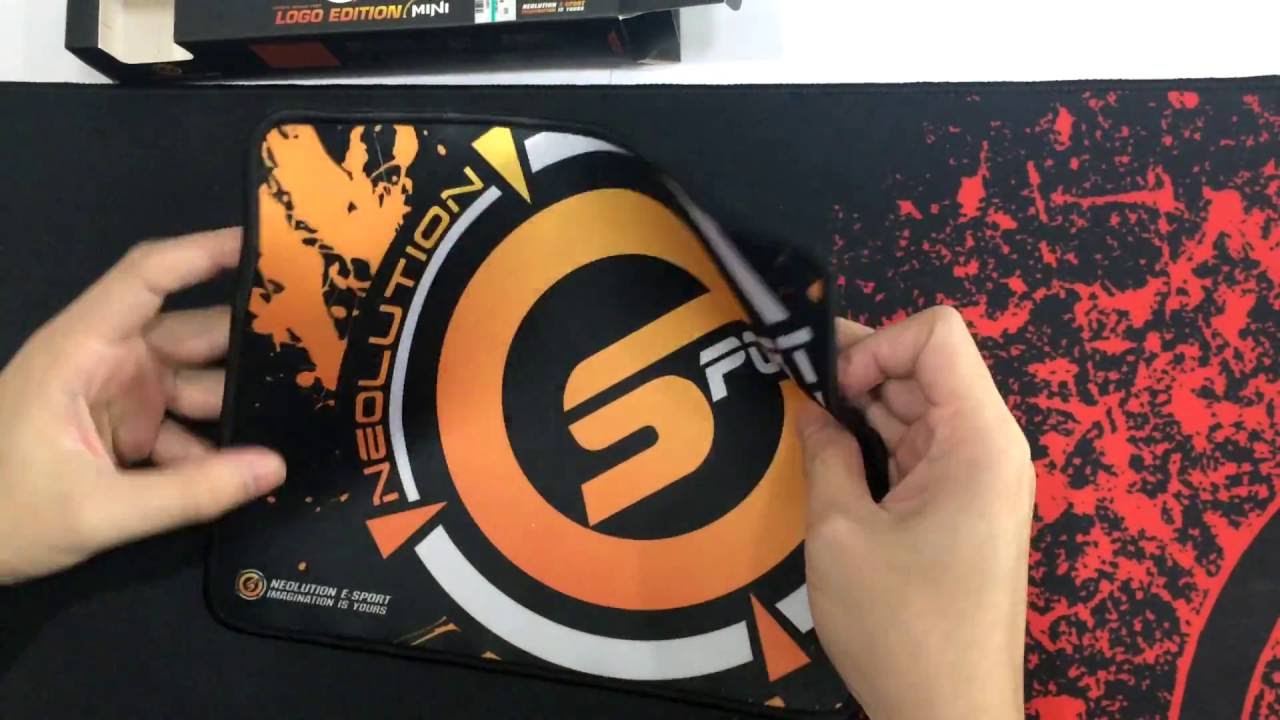 Unboxing : MOUSE PAD NEOLUTION E-SPORT LOGO EDITION SPEED - YouTube