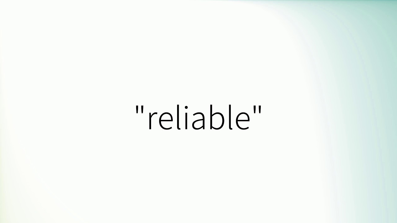 How to pronounce 'Reliable' (British English) - YouTube