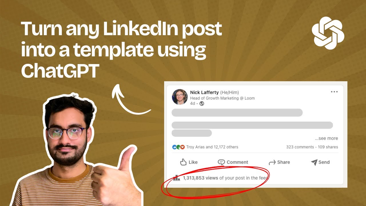 Generate Viral LinkedIn Post Templates With ChatGPT - NEW LinkedIn ...