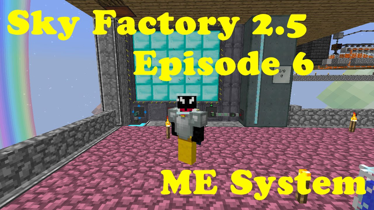 Sky Factory 2.5 - [Ep 6] - ME system og autocrafting! - YouTube