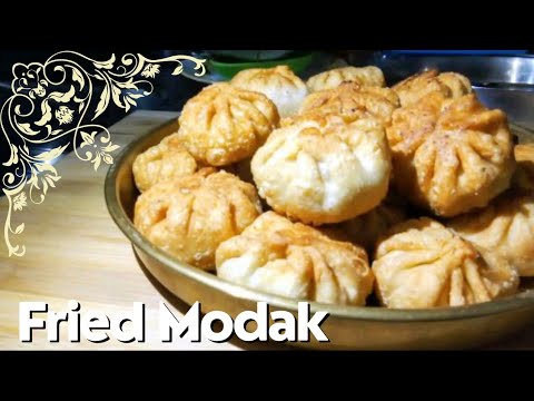 Talniche Modak| Fried Modak| तळणीचे मोदक| KitchenMagicandMore - YouTube