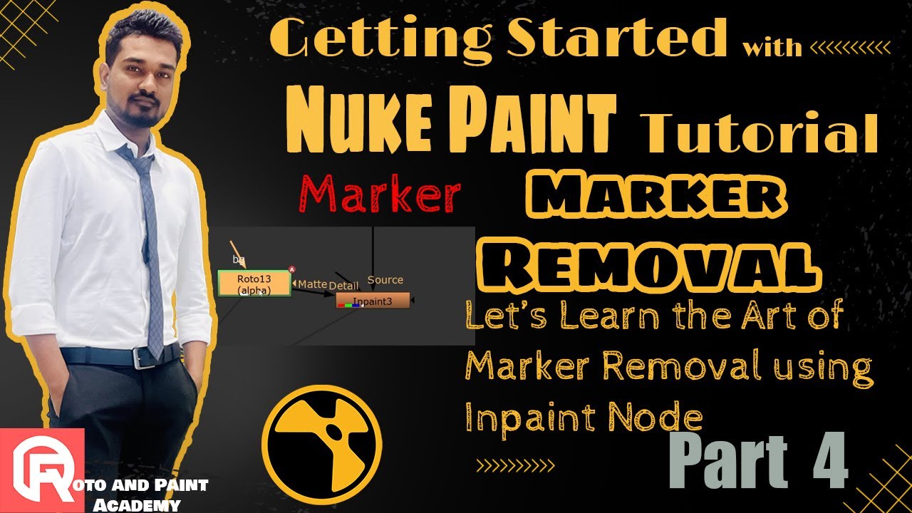 Marker Removal in Nuke | Inpaint node in Nuke |Part4 | VNO25 #paintprep #nuketutorial - YouTube