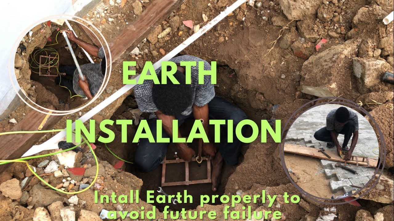 How to install Earth properly to avoid future failure or shocking - YouTube