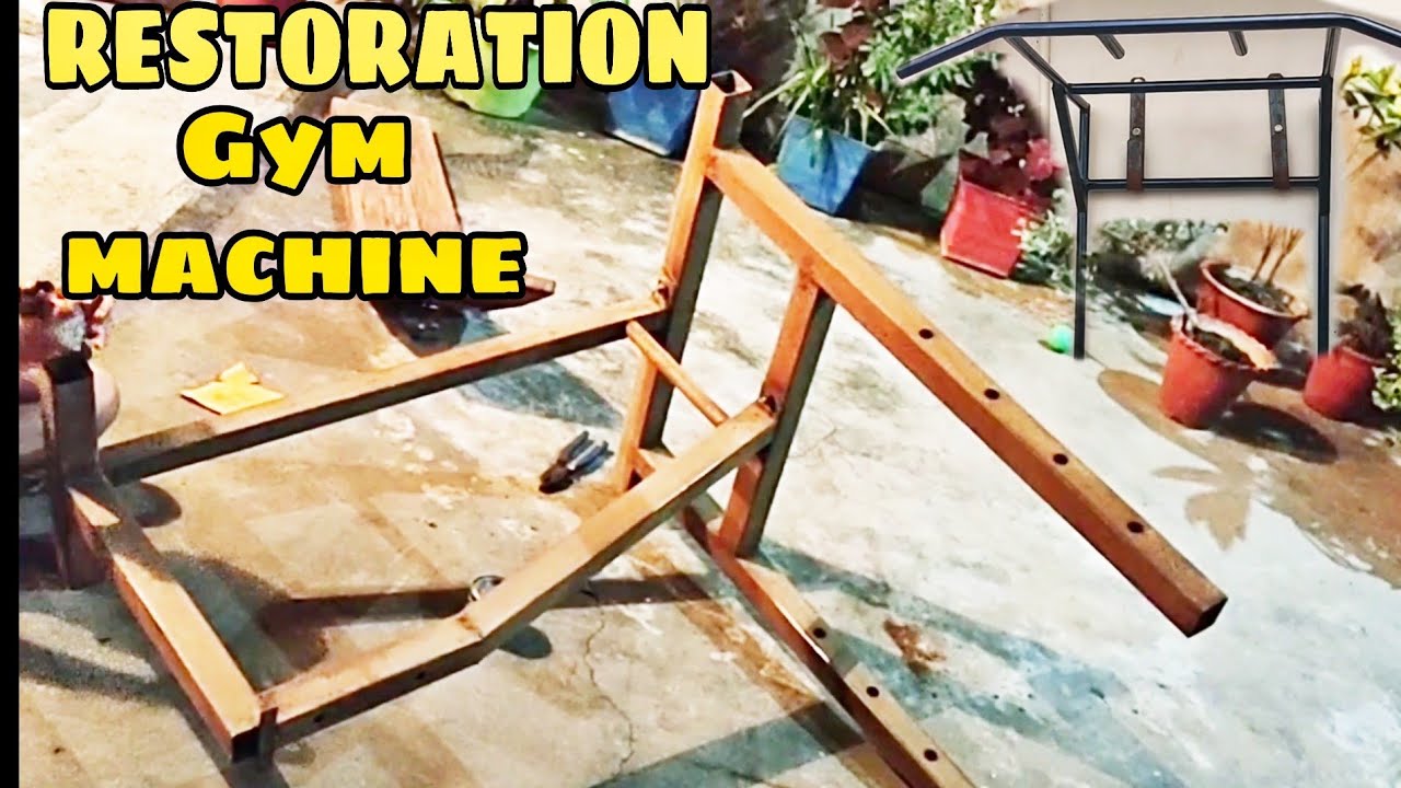 GYM BENCH RESTORATION | OLD MACHINE | FITNESS - YouTube