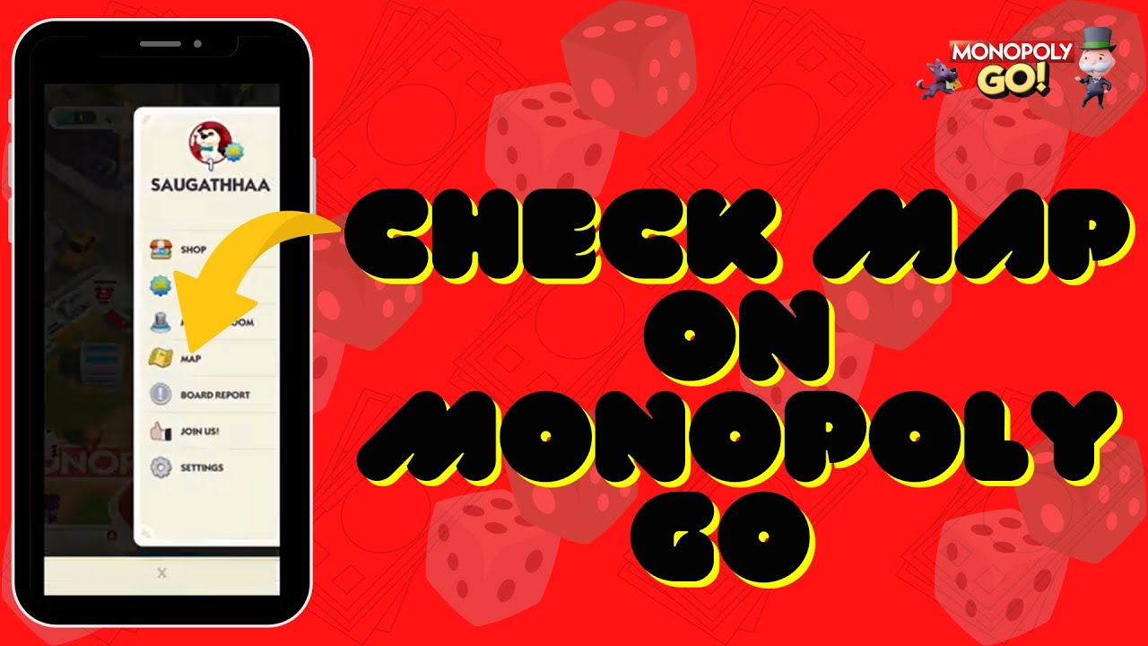 How to Check Map on Monopoly GO (2025) - YouTube