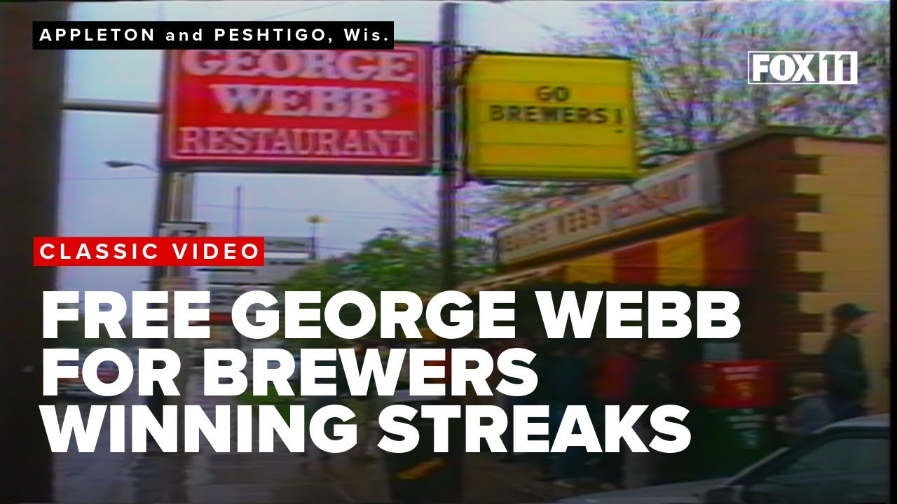 George Webb Brewers winning streak hamburger giveaways through the ...