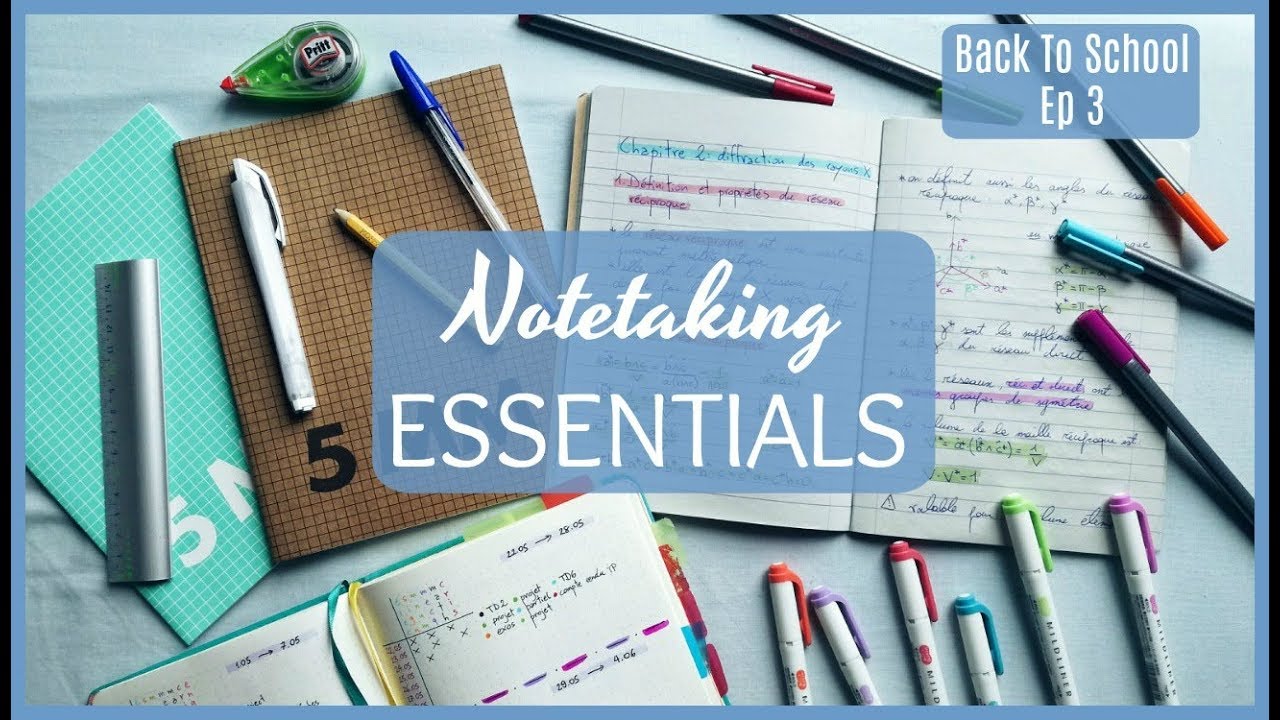 Notetaking Essentials | BACK TO SCHOOL Ep. 3 | The Boosted Journal ...