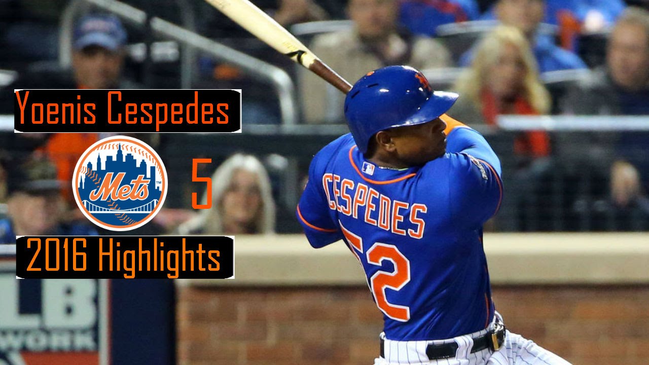 Yoenis Cespedes "Mets" 2016 Highlights! - YouTube