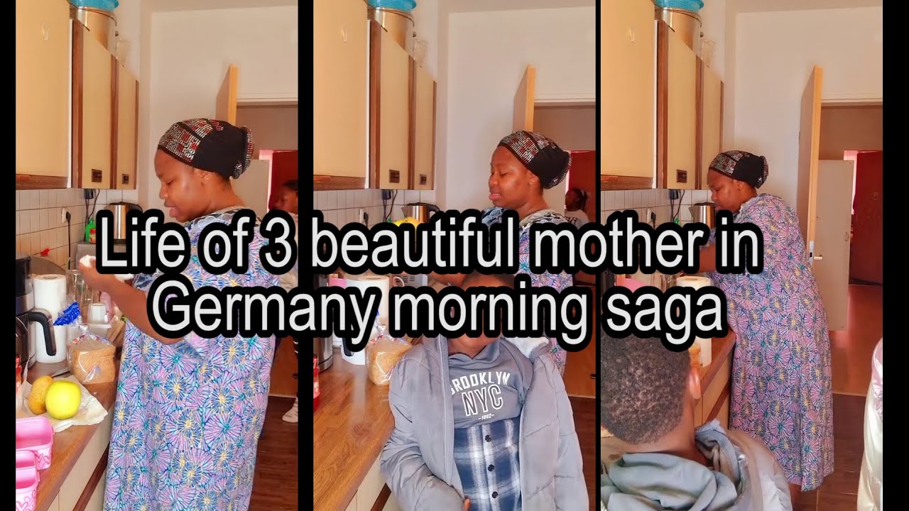 Life of 3 beautiful mother in Germany morning saga, SUBSCRIBE TO MY ...
