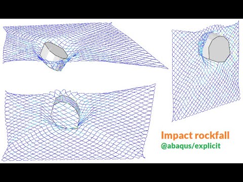 IMPACT ROCKFALL-STEEL WIRE MESH - YouTube