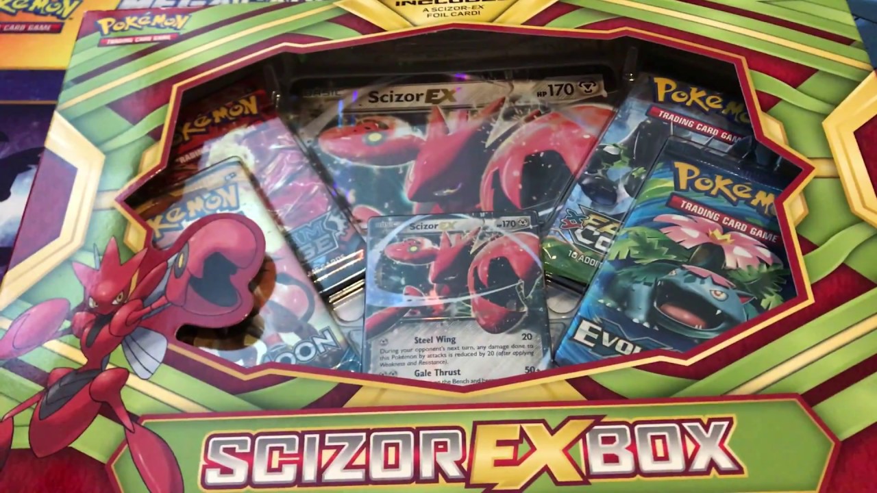 YAY Opening a Scizor Ex Box! :) - YouTube