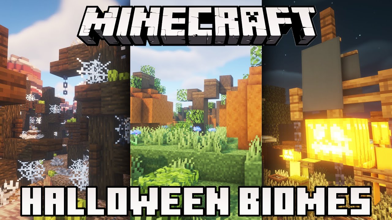3 Halloween Minecraft Biomes Ideas - YouTube