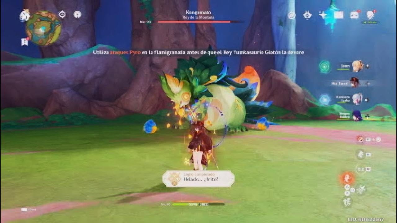 Genshin Impact Retador X Rey Yumkasaurio Glotón Logro Helado frito ...