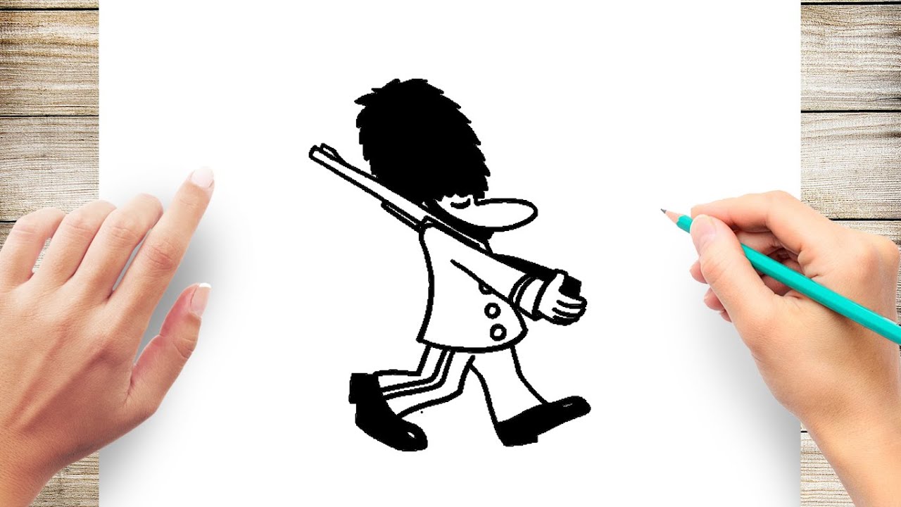 How to Draw Royal Guard Step by Step - YouTube