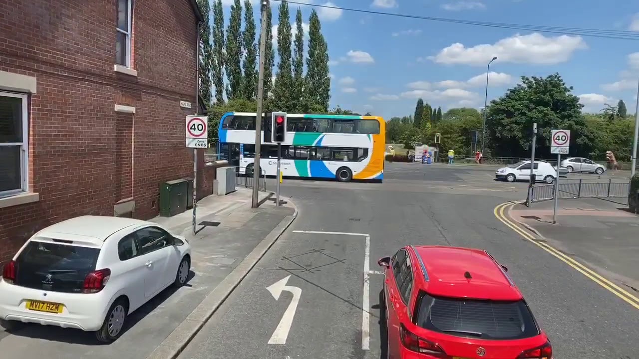 Full route 7 Stockport to Ashton Stagecoach Manchester - YouTube