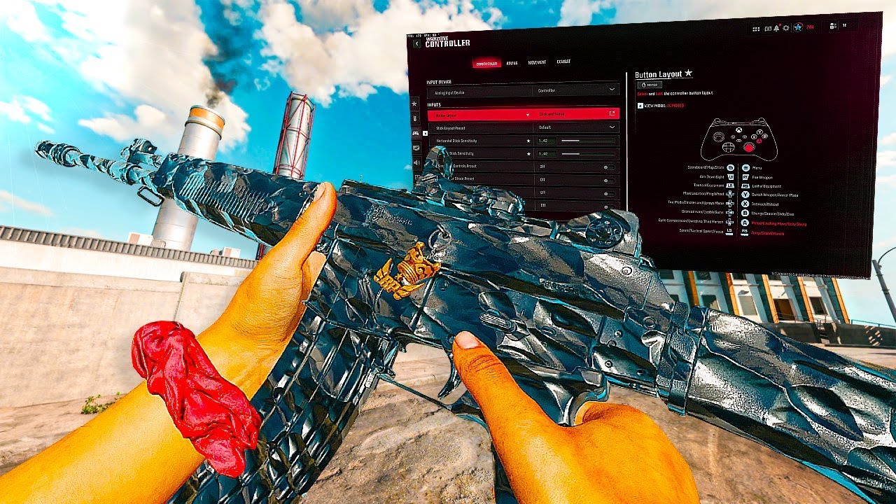 TOP 1% PS5 CONTROLLER SETTINGS IN BO6 WARZONE - YouTube