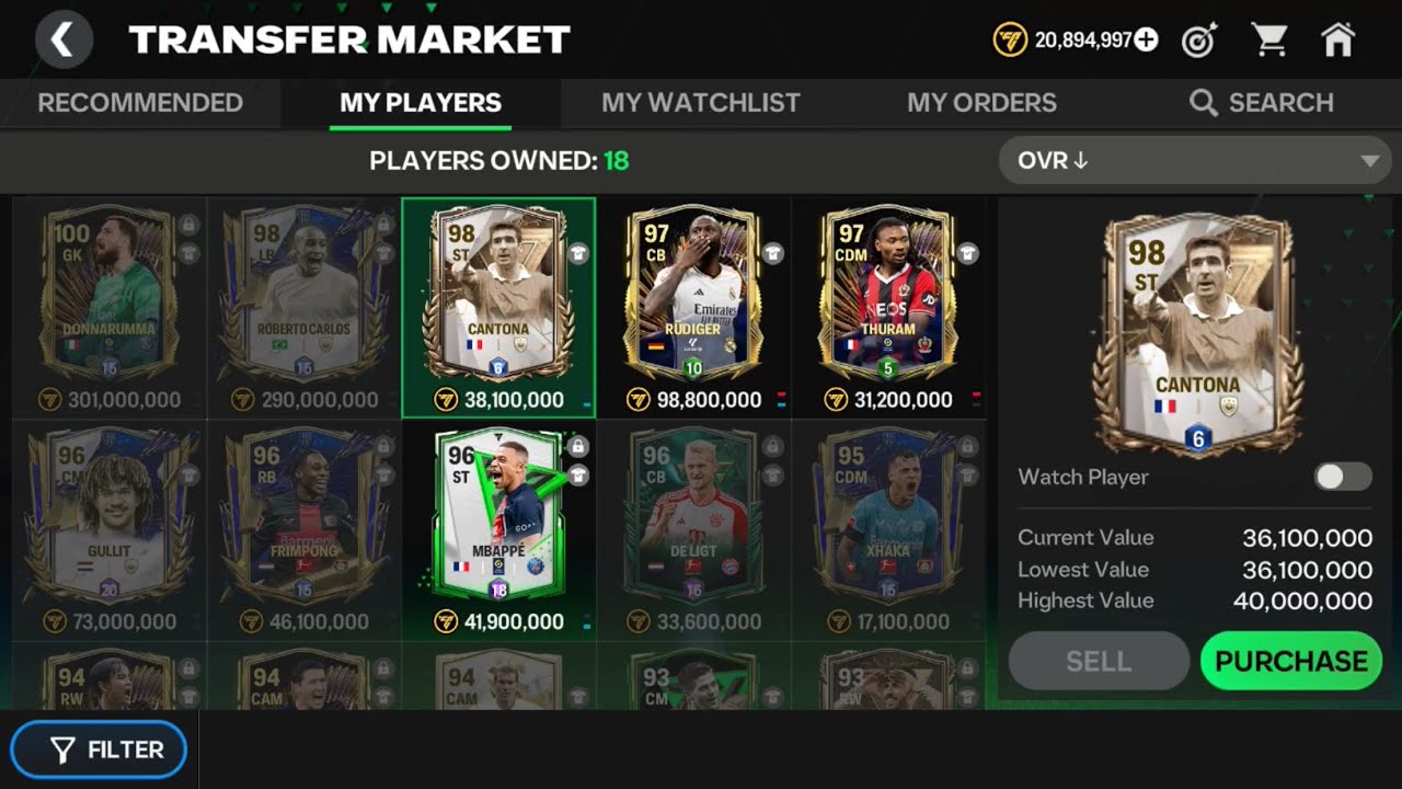 HOW TO SELL RANK UP PLAYERS IN FC MOBILE - YouTube