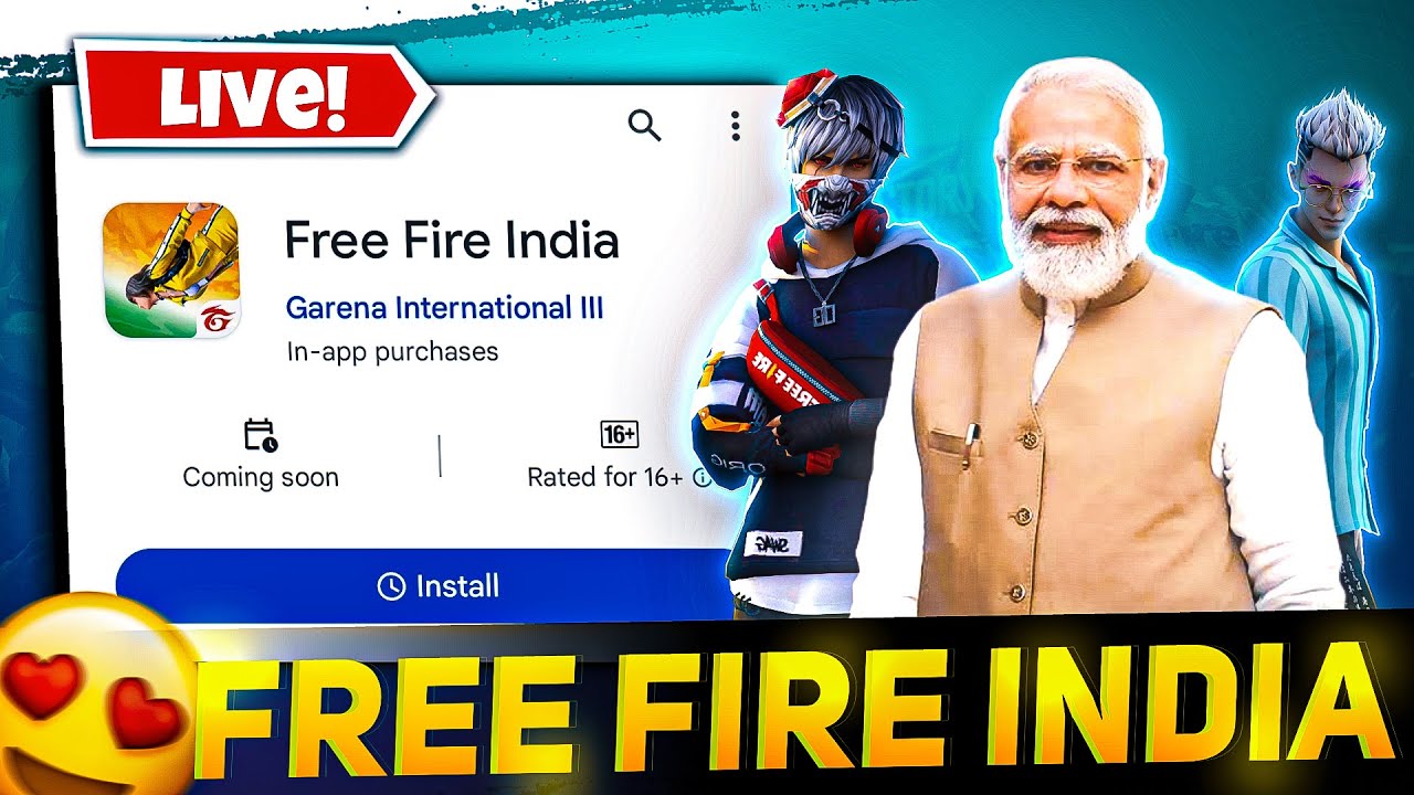 Free Fire Live - Unban And Download Free Fire India #freefirelive # ...