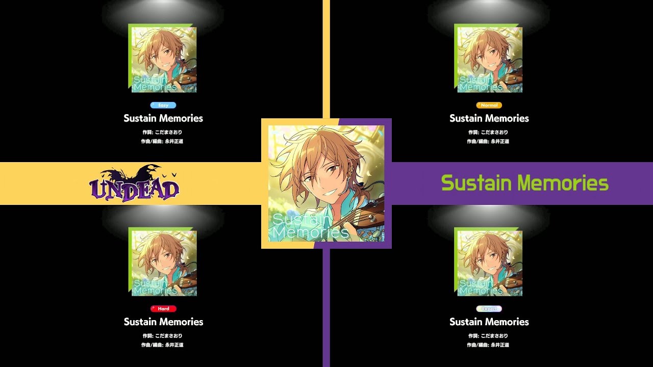 UNDEAD - 🎵 Sustain Memories 💐 Easy, Normal, Hard, Expert PERFECT COMBO ...