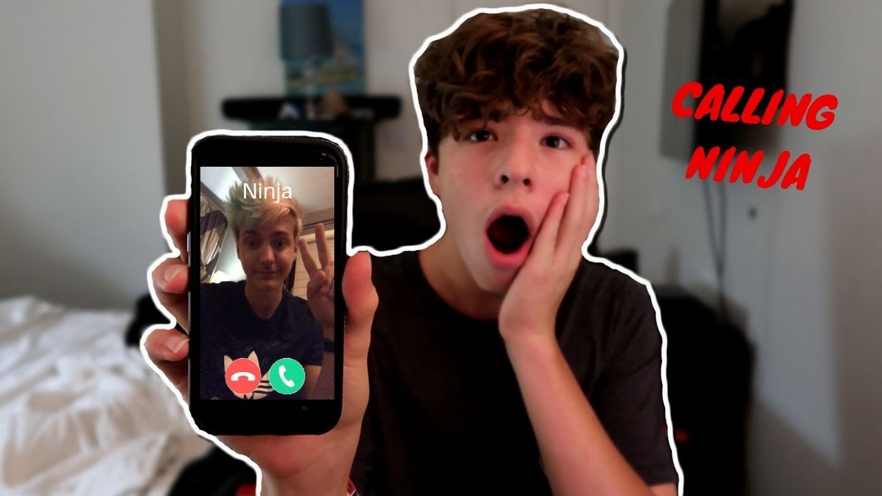 I Called Ninjas REAL Phone Number and HE ACTUALLY ANSWERED!! - YouTube