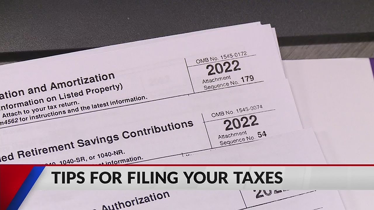 Tips for filing your taxes - YouTube