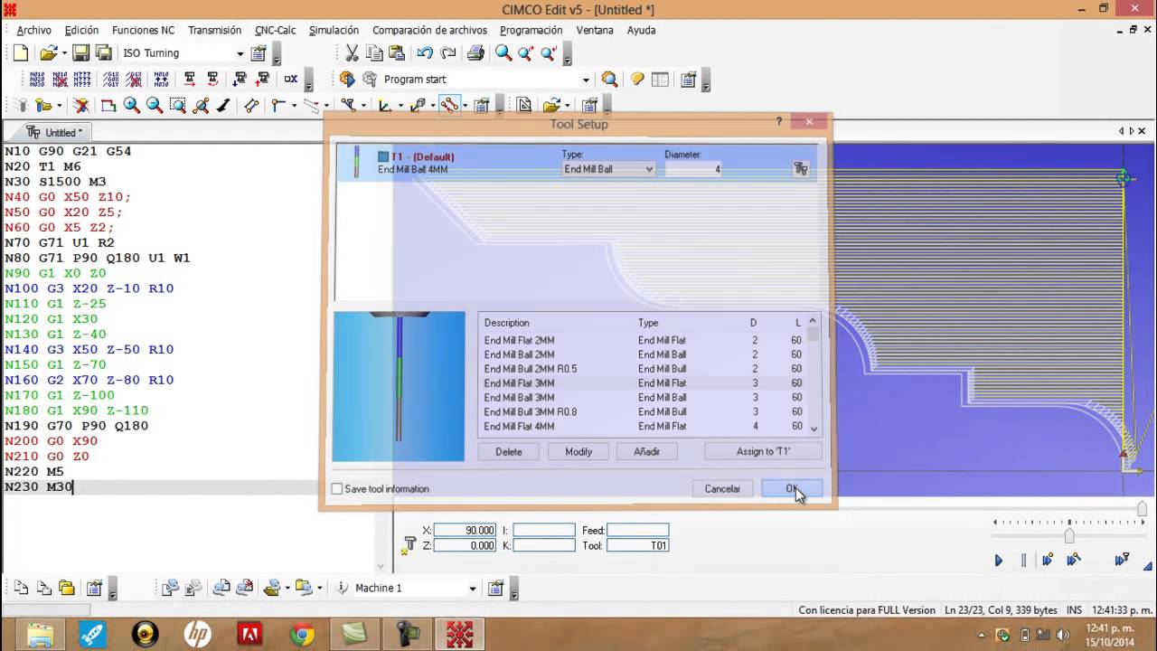TUTORIAL TORNO CIMCO - YouTube