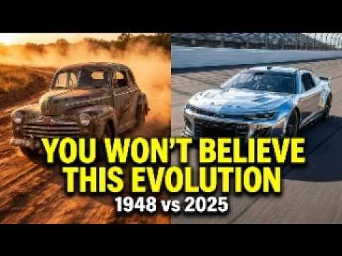 NASCAR Evolution 1948–2025 | 77 Years of Speed - YouTube