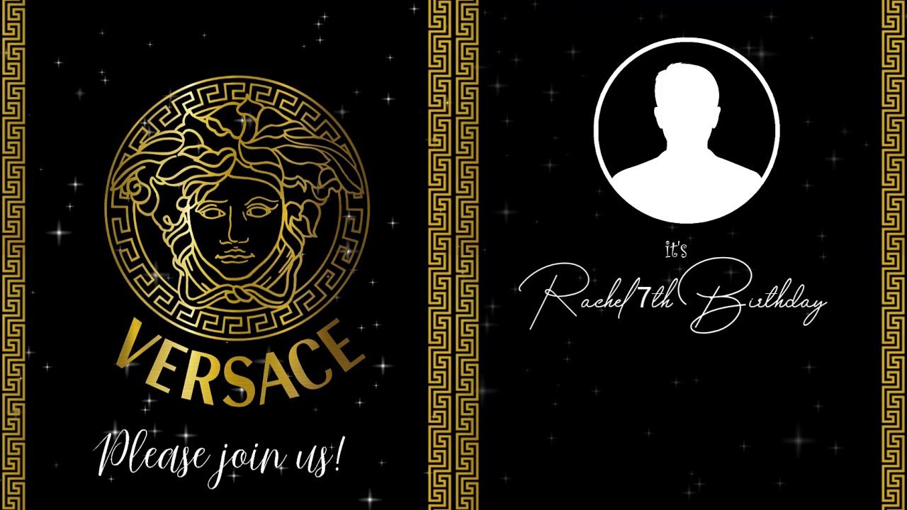 Versace Personalisable Video Invitation - YouTube
