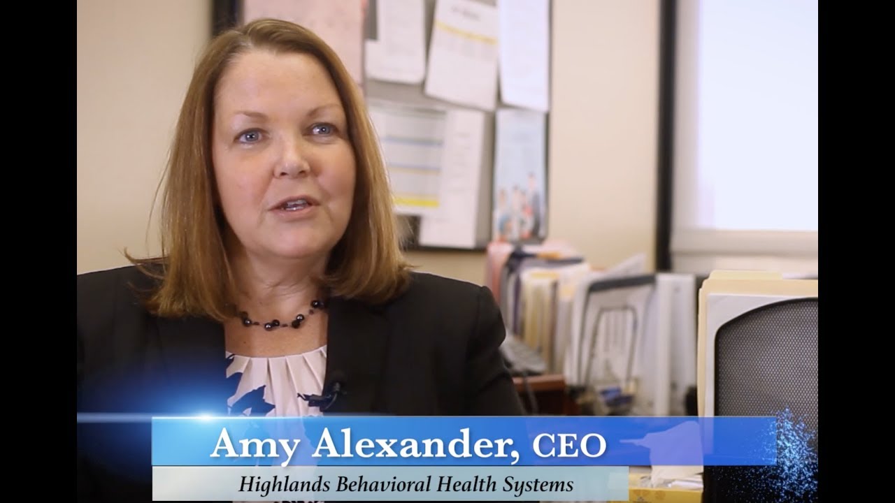 Meet Amy Alexander, CEO of Highlands Behavioral Health Systems - YouTube