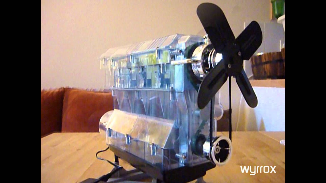 Model of an internal combustion engine - YouTube